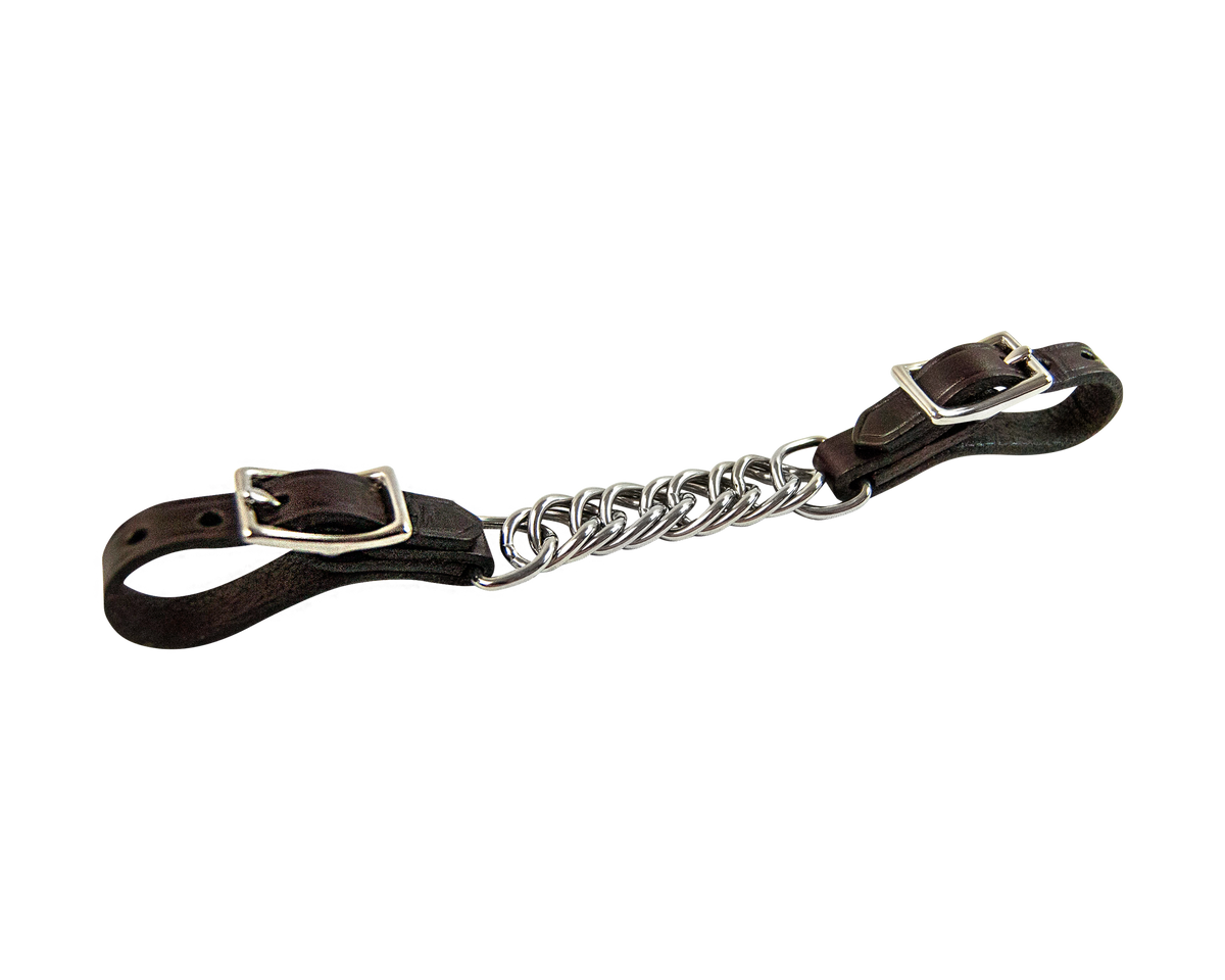 Curb Chain with Leather Ends - 8107 – The Walsh Company, Inc.