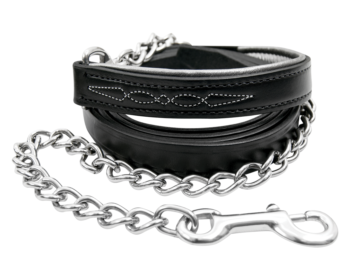 Signature Padded Lead with 24" Chain - S58824 | Horse Leads | Walsh ...